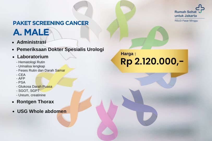 Paket Screening Cancer Male Medical Check Up | RSUD Pasar Minggu ...